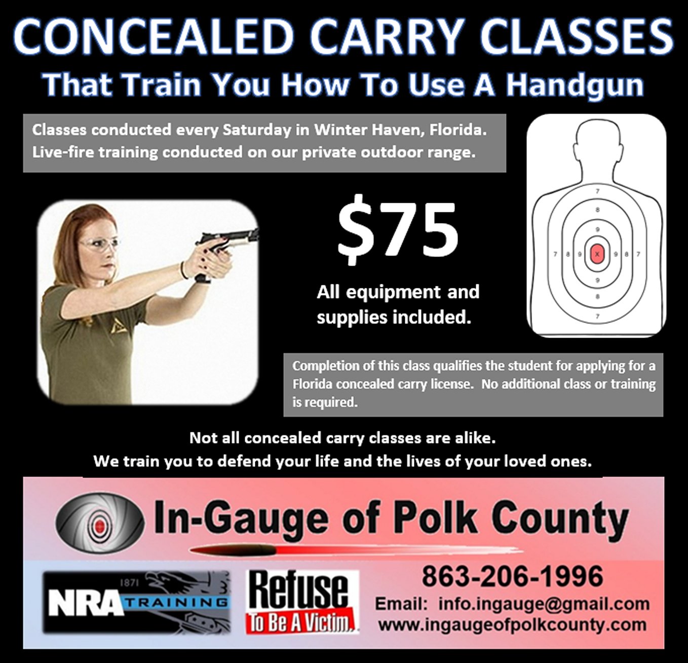 Concealed Carry Classes That Train You How To Use A Handgun – In-Gauge ...