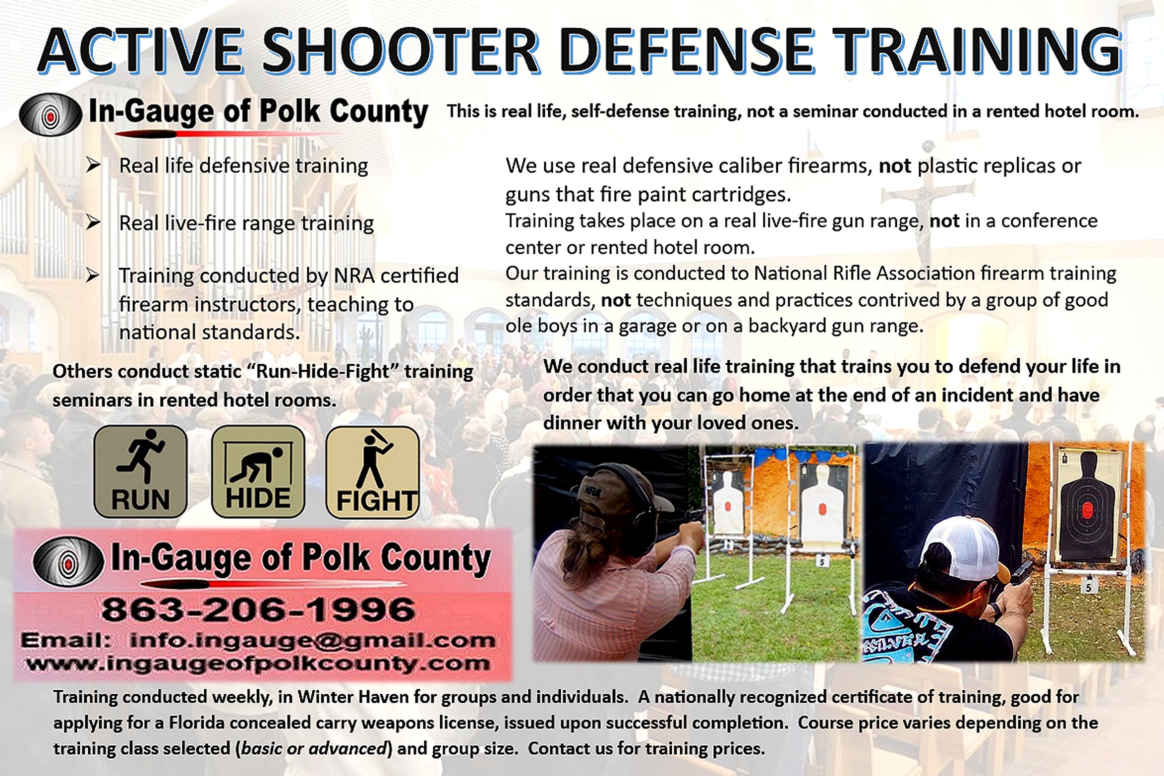 Armed Assailant / Active Shooter Defense Course – In-Gauge of Polk ...
